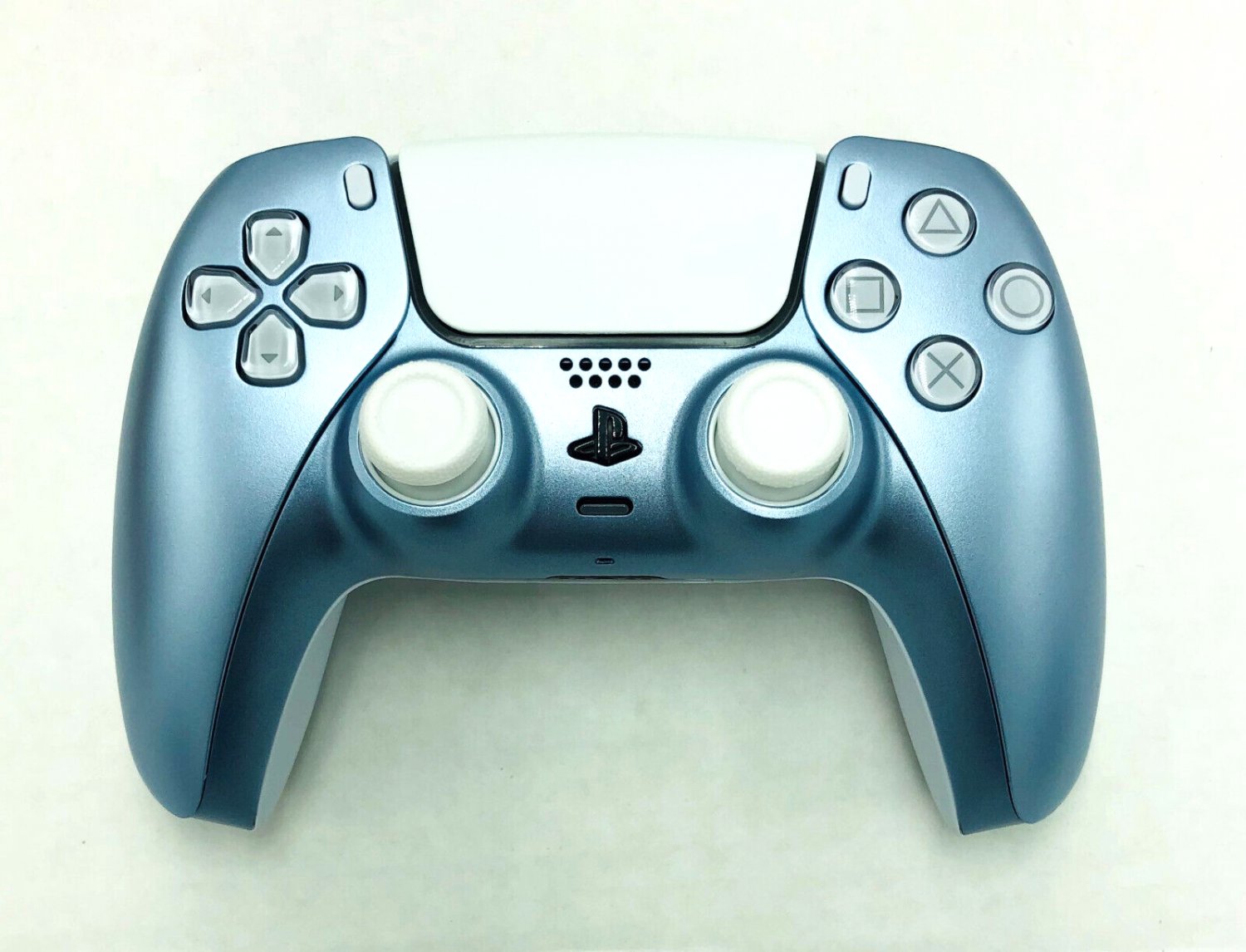 Custom Sony DualSense Wireless Controller PlayStation PS5 - Metallic ...