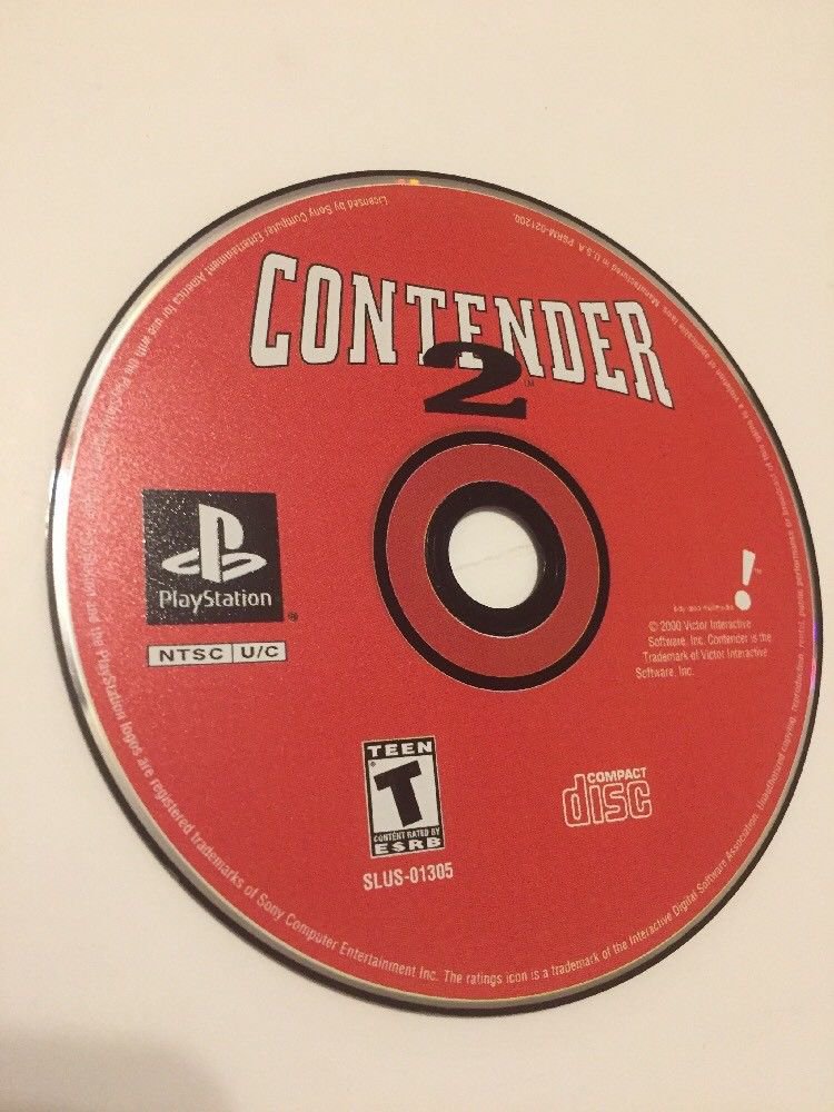 Contender 2 PlayStation 1 PS1 Get Into the Ring and Knock Out the ...