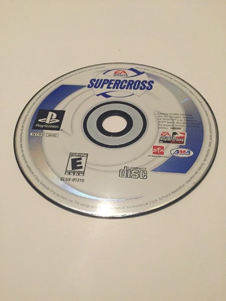 EA Sports Supercross Sony PlayStation 1 PS1 Disc Only