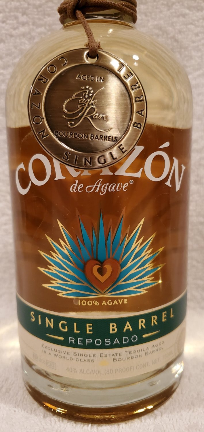 Corazon single barrel reposado bourbon barrel eagle rare