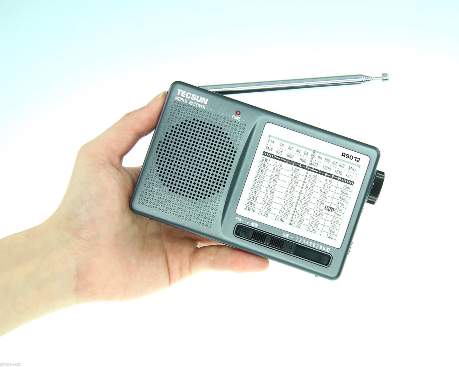 TECSUN R-9012 Portable World Radio Receiver AM/FM / MW / SW