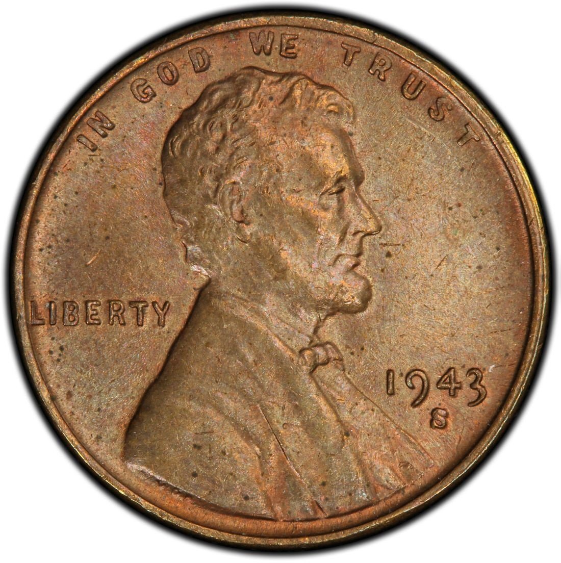 Souvenir USA Lincoln Penny 1943 S Small Cent - free shipping