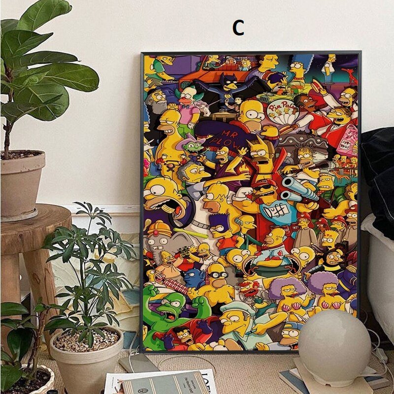 The Simpsons #3 Homer Movie Posters For Home Office Bar - A4 Free Shipping