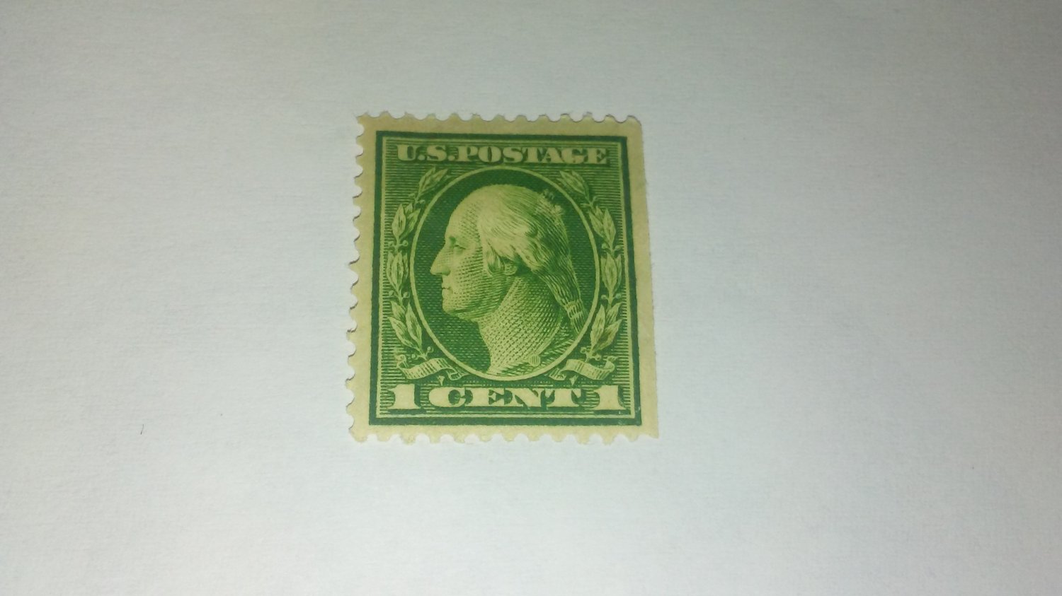 George Washington 1-cent stamp perforation 11