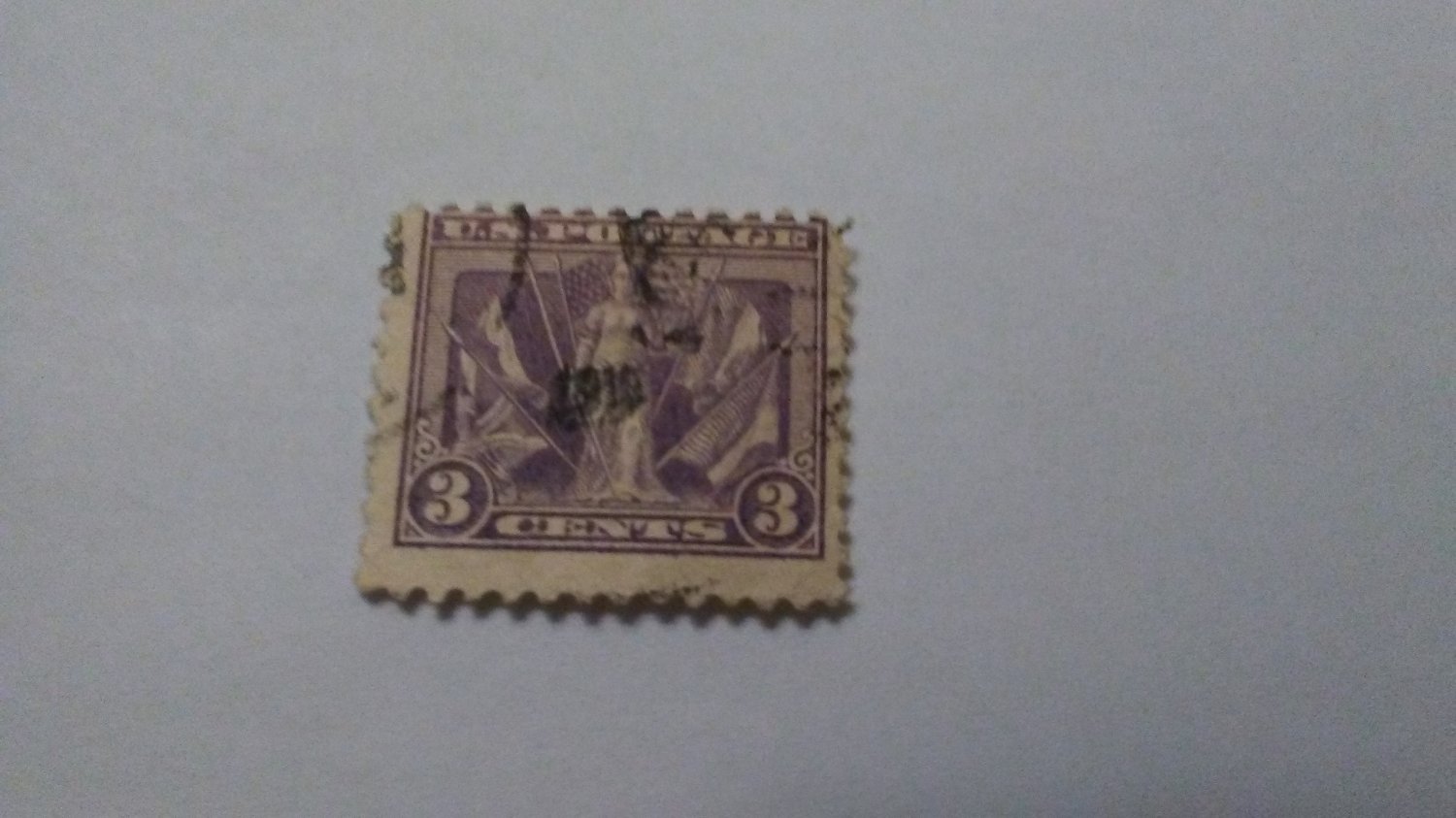 WWI Victory of the Allies 3 cent stamp