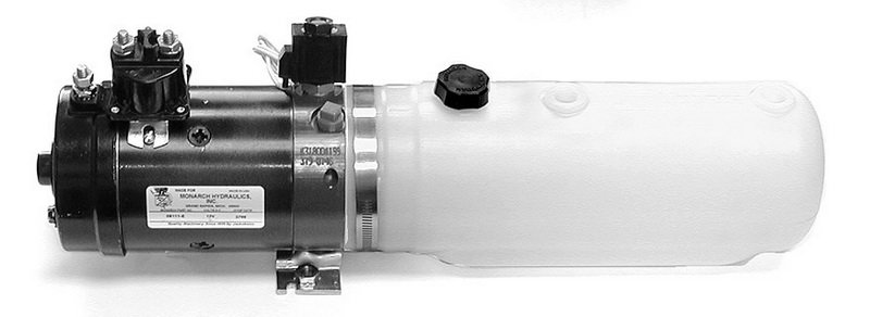 Gravity Down Power Unit for Liftgate Bottom Mounting Top Discharge Waltco