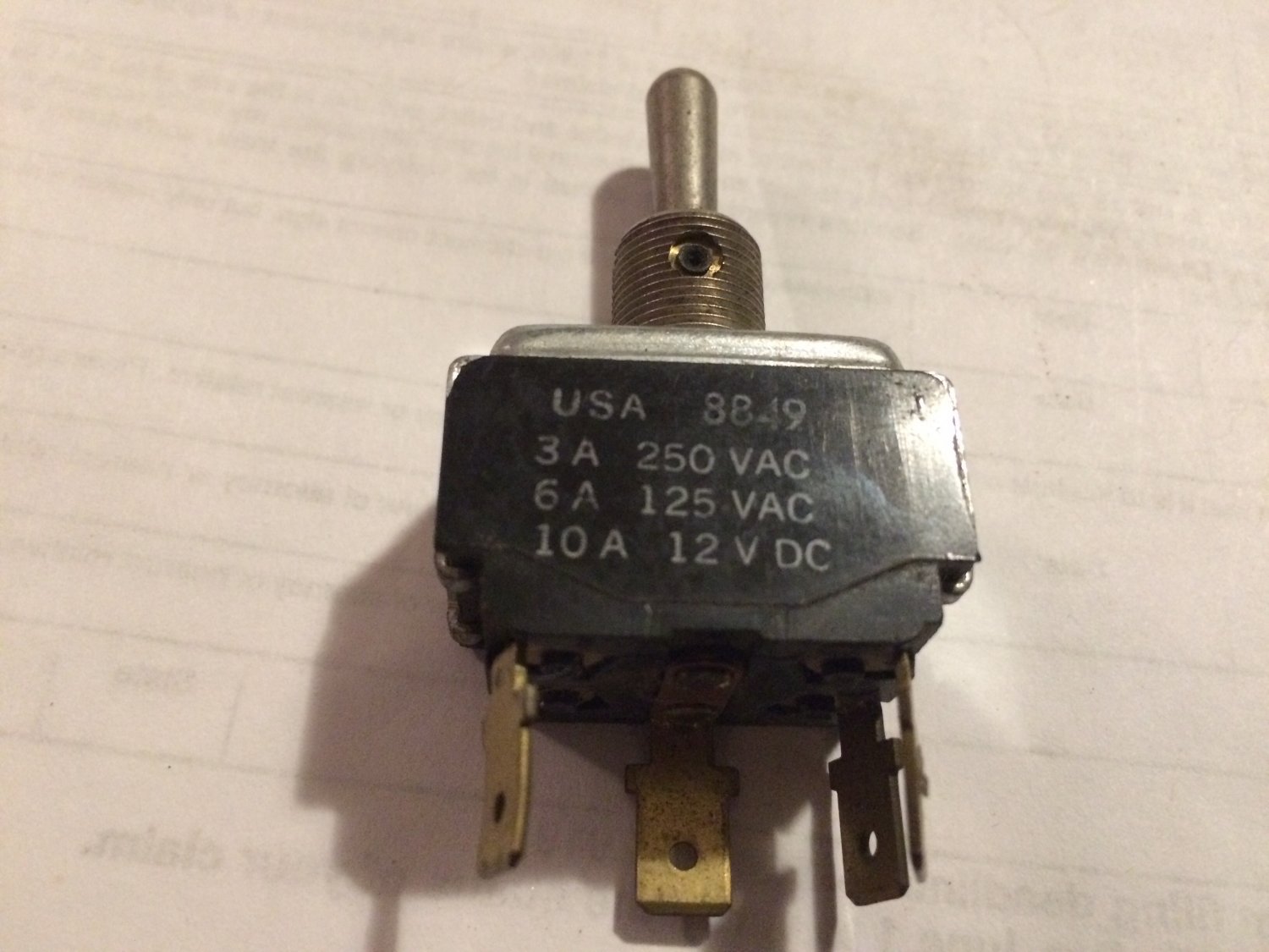 Cole hersee 4 terminal Toggle Switch