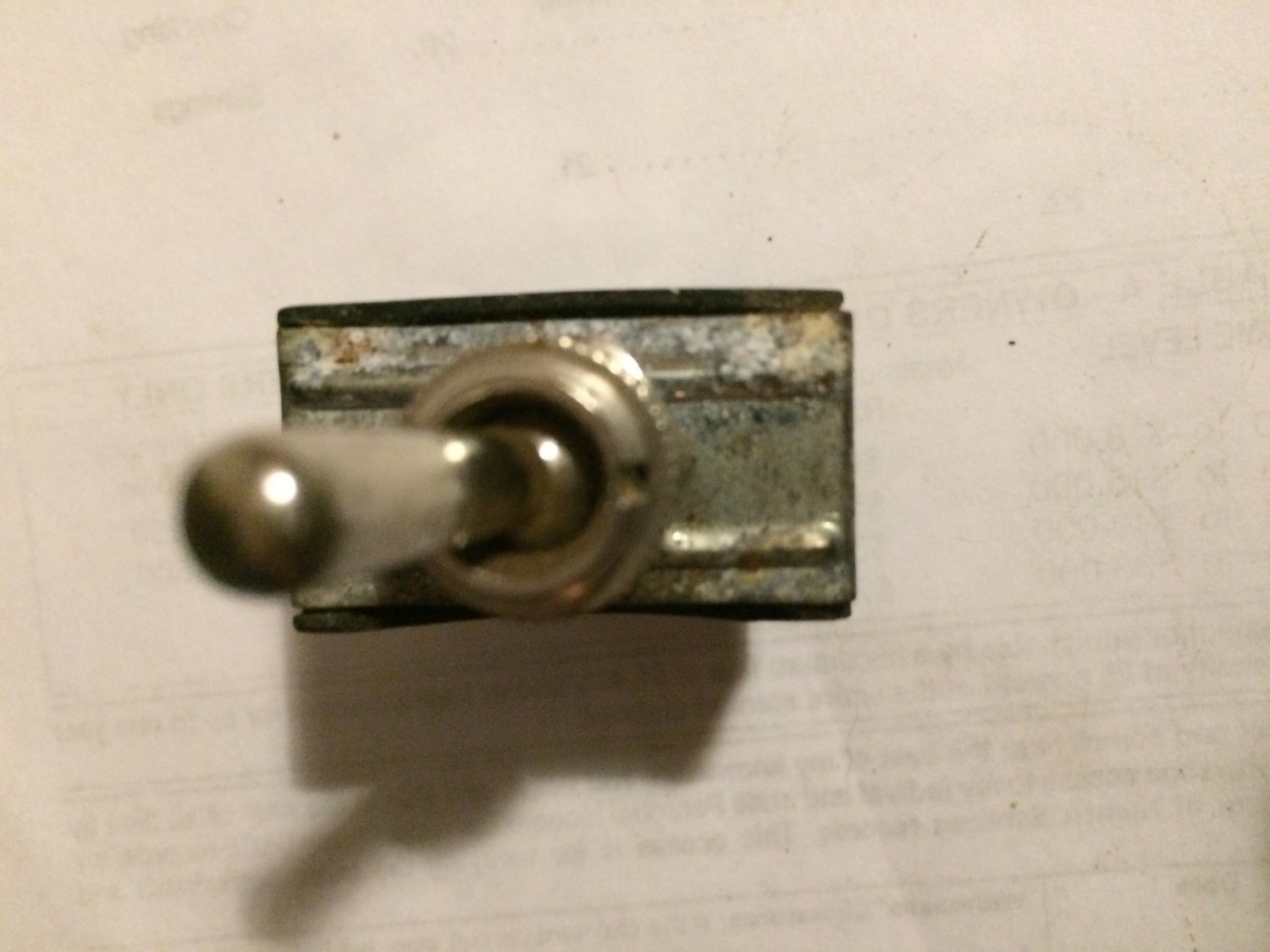 Carling Toggle switch 6 terminals Momentary