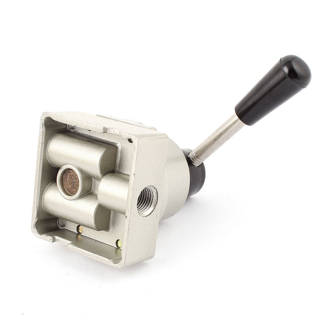 3 Positions 4 Ports 1/4" PT Hand Lever Control Operated Pneumatic Valve VH200-02