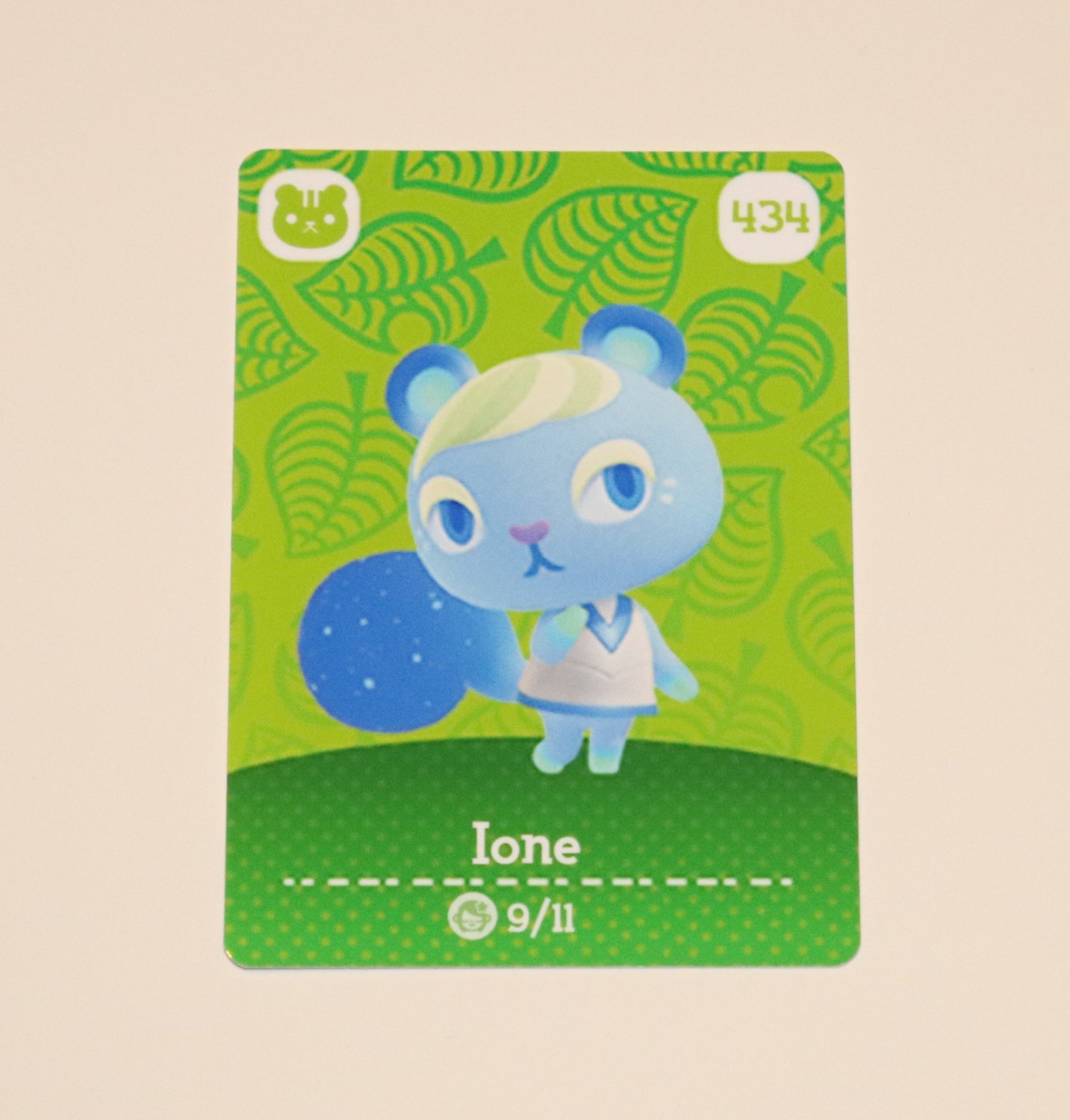 Animal Crossing Fanmade Amiibo card Ione Series 5