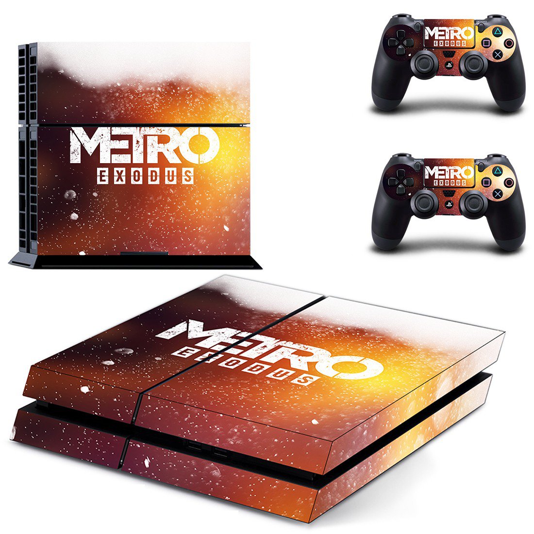 Metro Exodus decal skin sticker for PS4 console and controllers