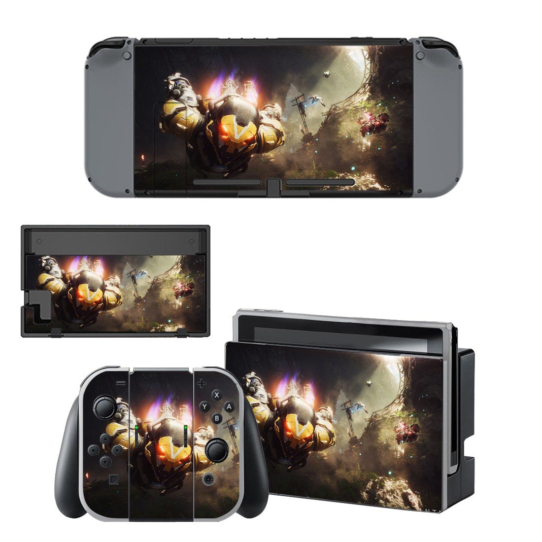Anthem decal skin sticker for Nintendo Switch console and controllers