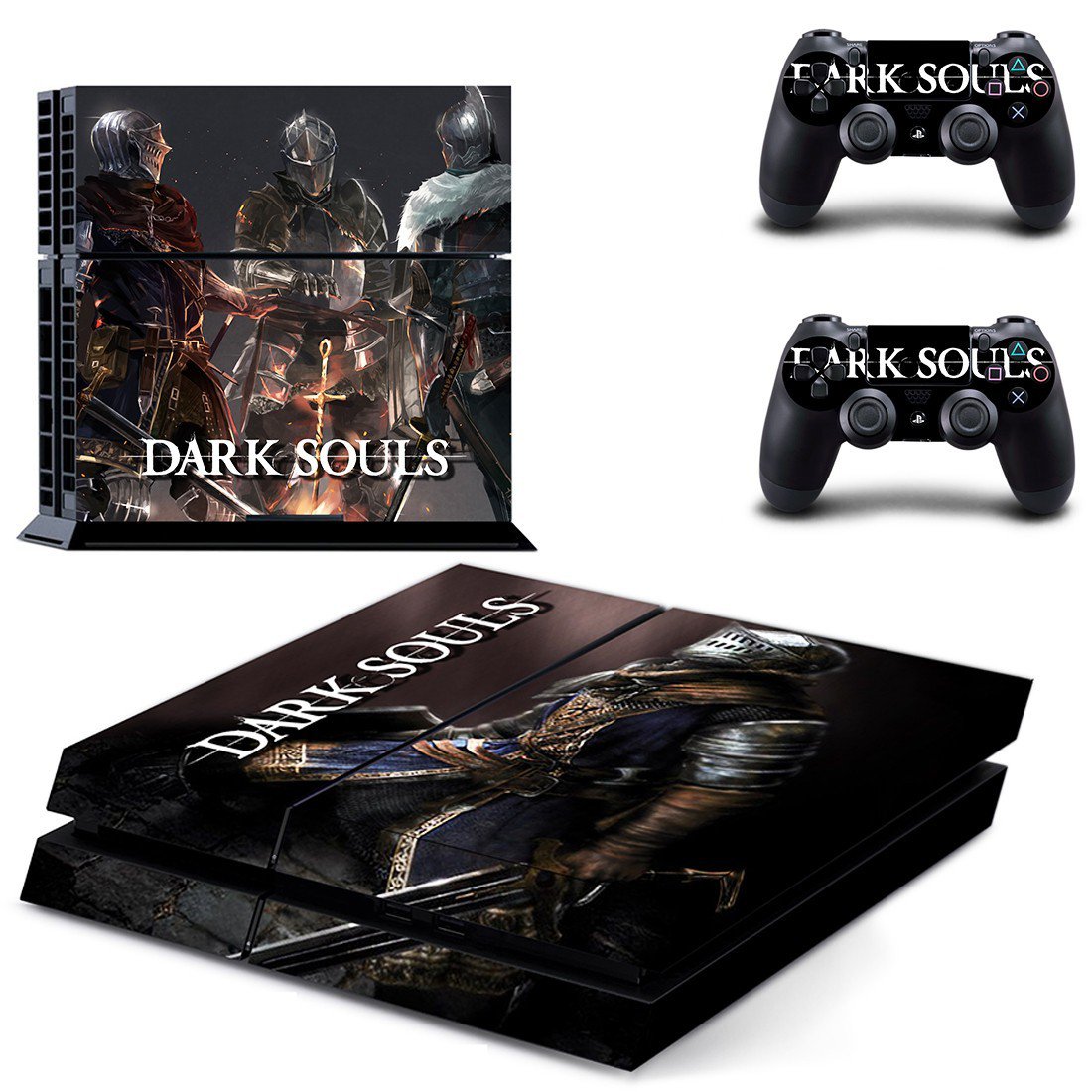 Dark Souls decal skin sticker for PS4 console and controllers
