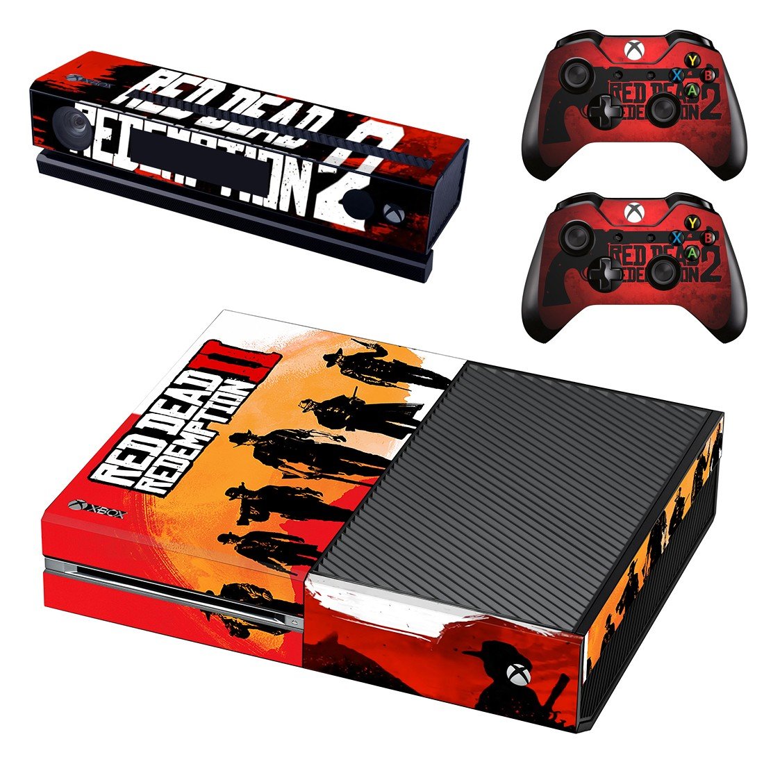 Red Dead Redemption 2 decal skin sticker for Xbox One console and ...