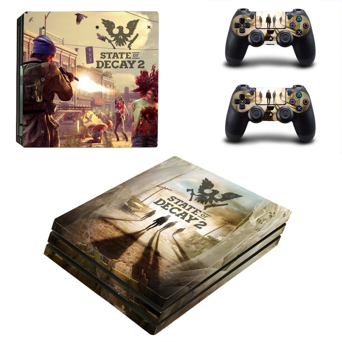 State of Decay 2 decal skin sticker for PS4 Pro console and controllers