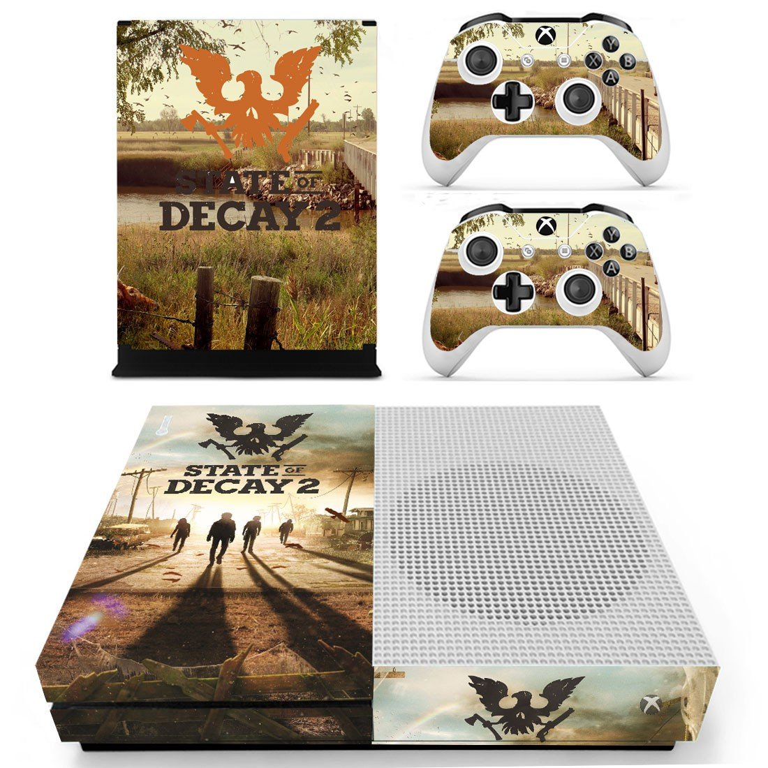 State of Decay 2 decal skin sticker for Xbox One S console and controllers