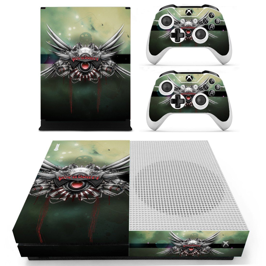 Abstract Wallpaper decal skin sticker for Xbox One S console and ...