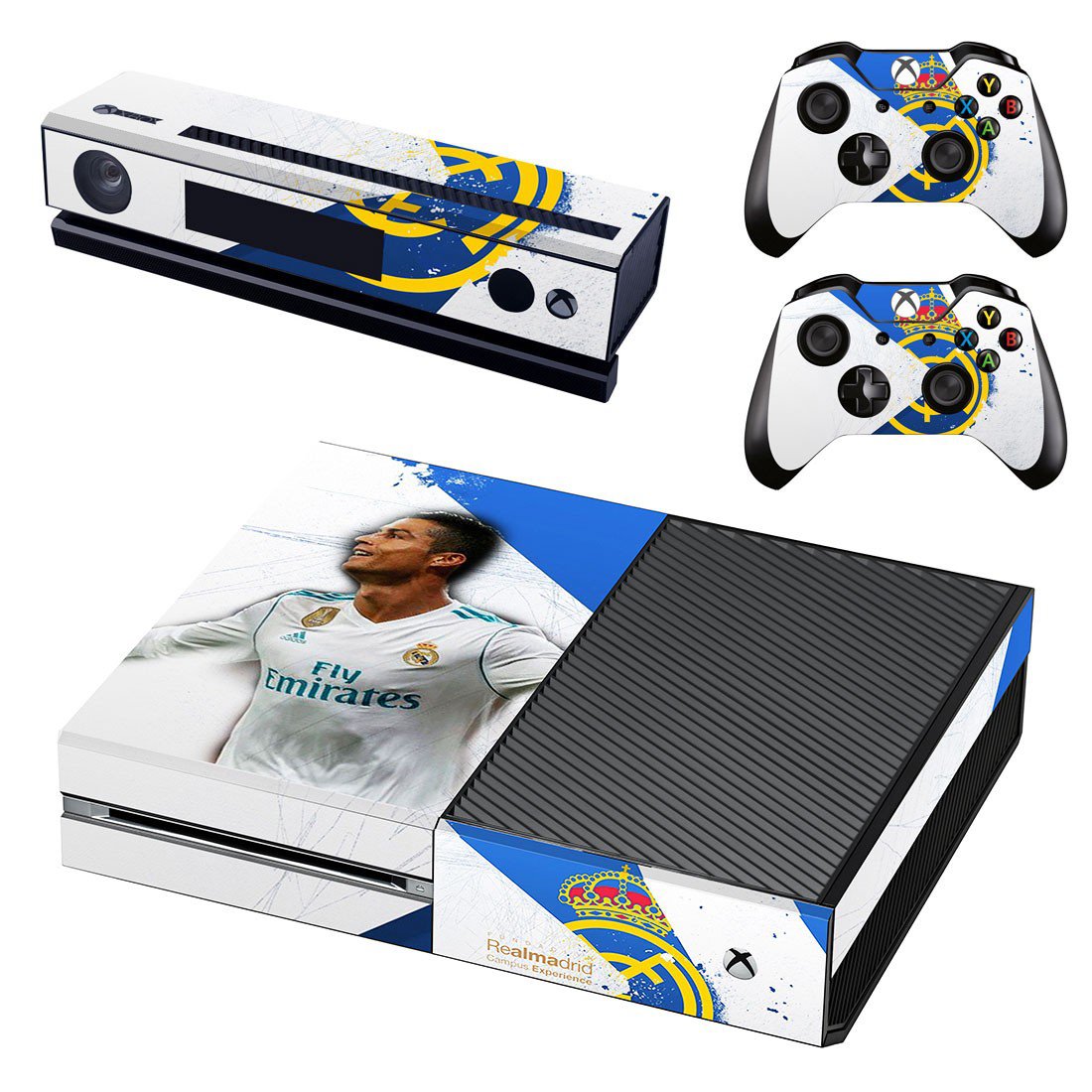 Cristiano Ronaldo decal skin sticker for Xbox One console and controllers
