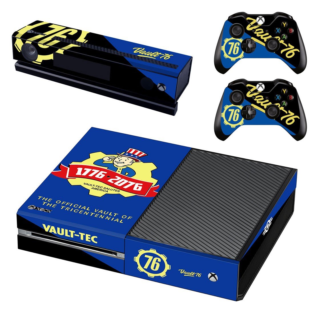 Fallout 76 decal skin sticker for Xbox One console and controllers