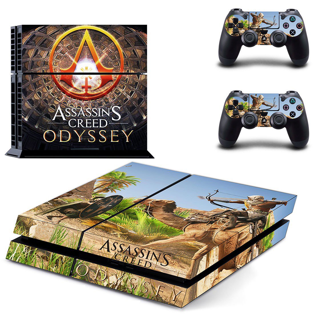 Assassin's Creed Odyssey decal skin sticker for PS4 console and controllers
