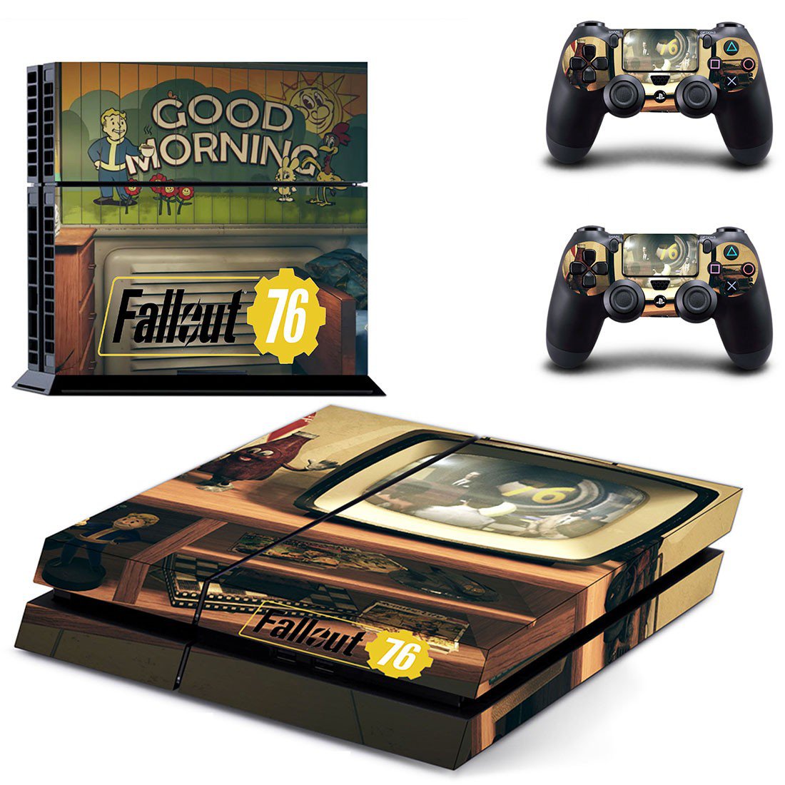 Fallout 76 decal skin sticker for PS4 console and controllers
