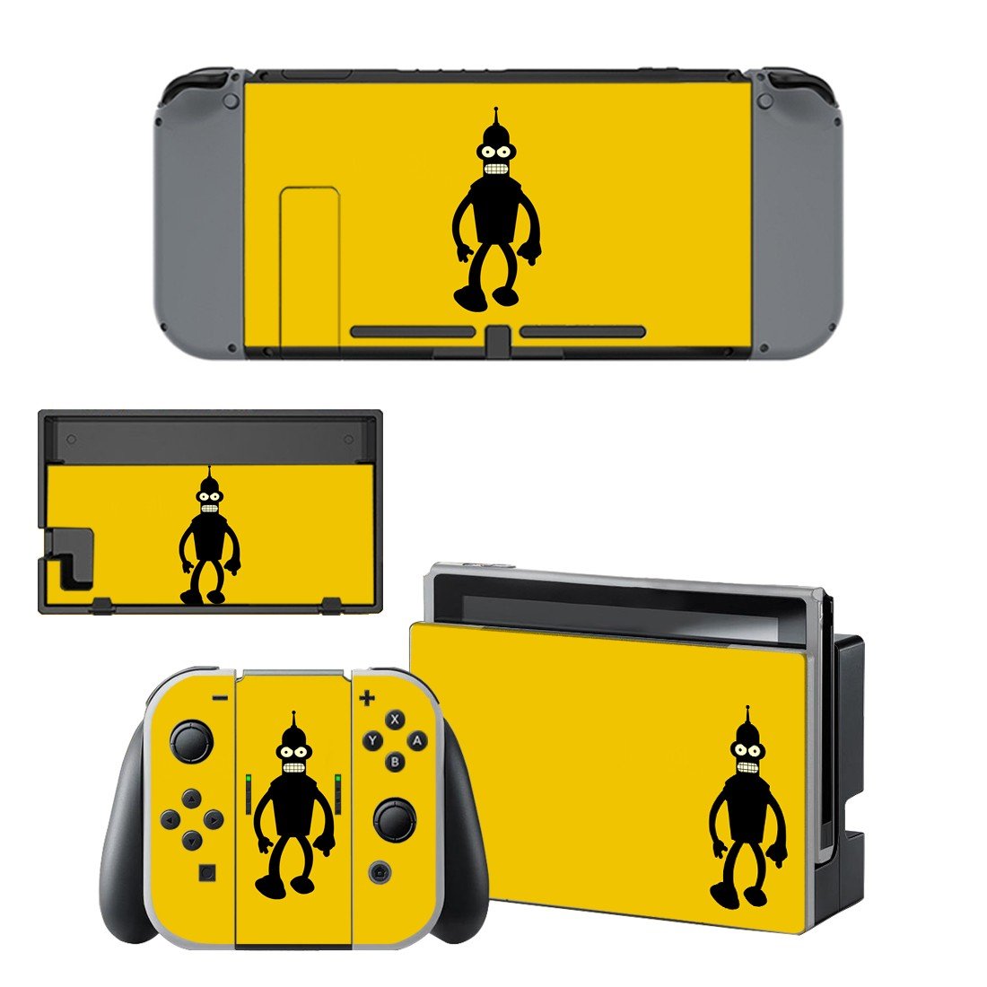 Futurama bender decal skin sticker for Nintendo Switch console and ...