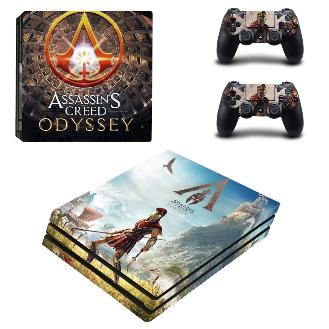 Assassin's Creed Odyssey decal skin sticker for PS4 Pro console and ...