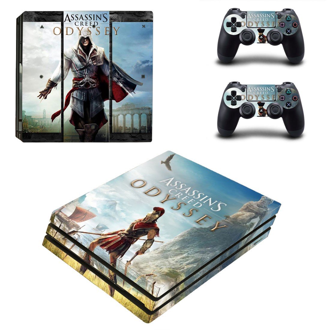 Assassin's Creed Odyssey decal skin sticker for PS4 Pro console and ...