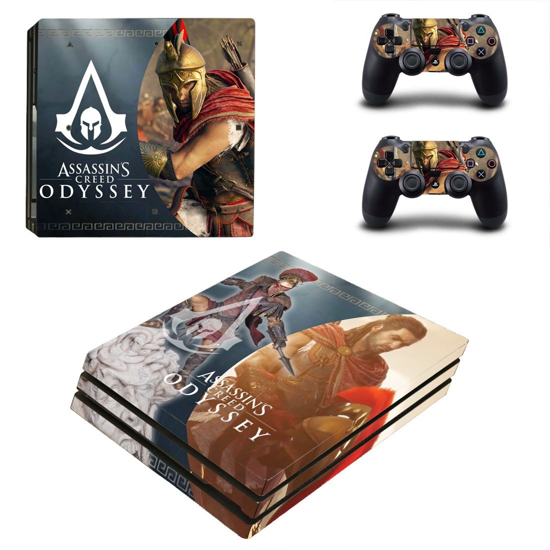 Assassin's Creed Odyssey decal skin sticker for PS4 Pro console and ...