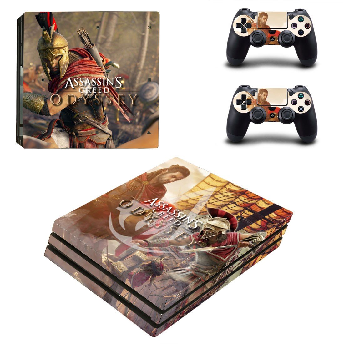 Assassin's Creed Odyssey decal skin sticker for PS4 Pro console and ...