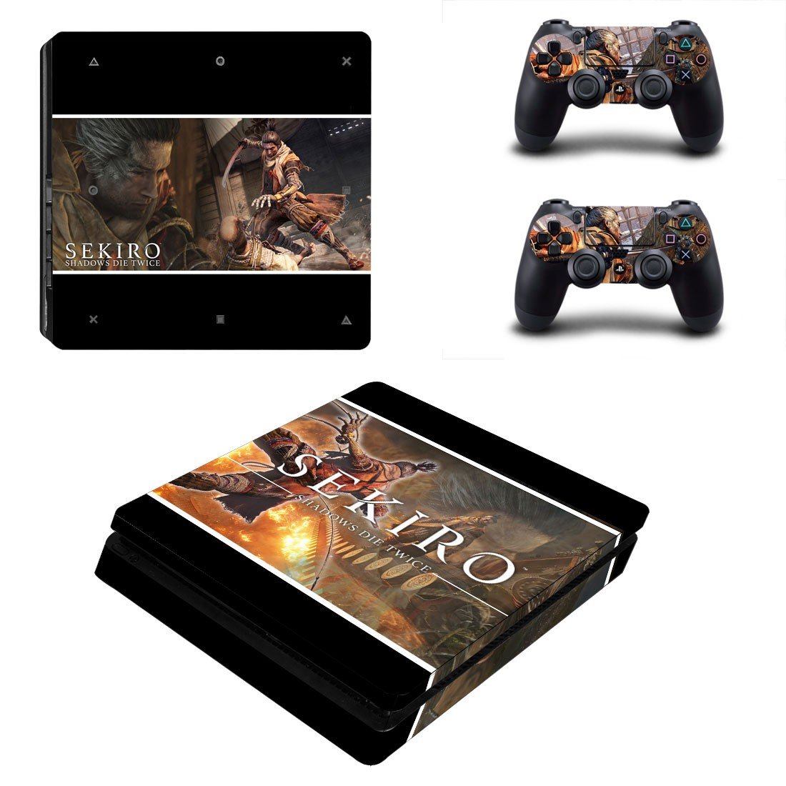 Sekiro Shadows Die Twice decal skin sticker for PS4 Slim console and ...