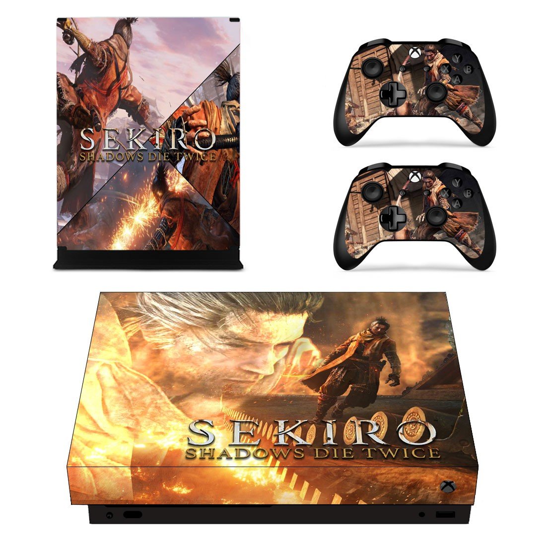 Sekiro Shadows Die Twice decal skin sticker for Xbox One X console and ...