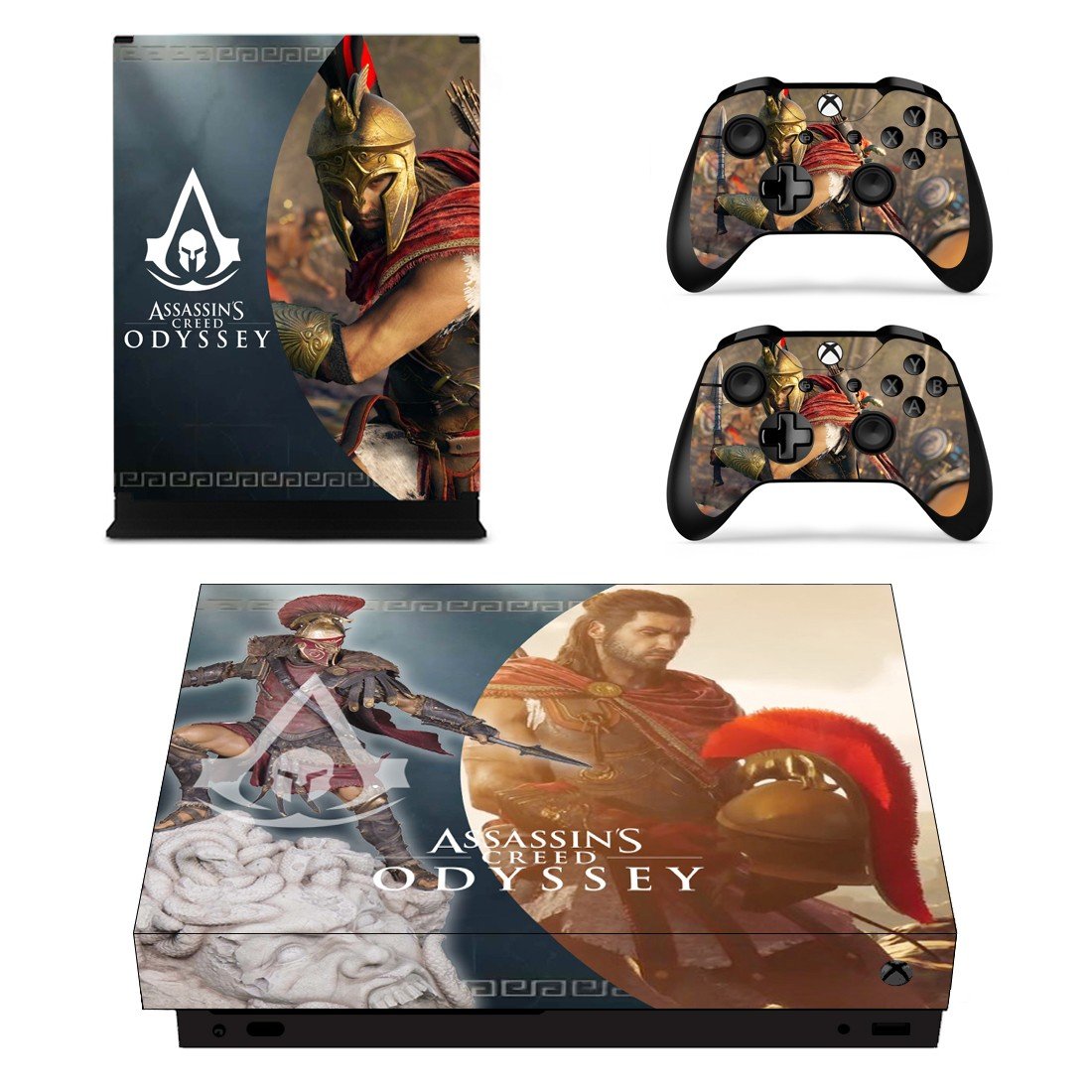 Assassin's Creed Odyssey decal skin sticker for Xbox One X console and ...