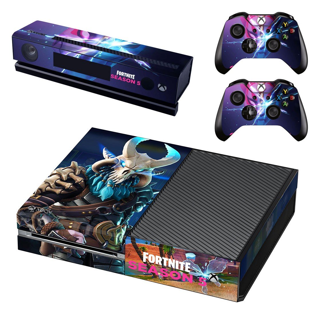 Fortnite decal skin sticker for Xbox One console and controllers