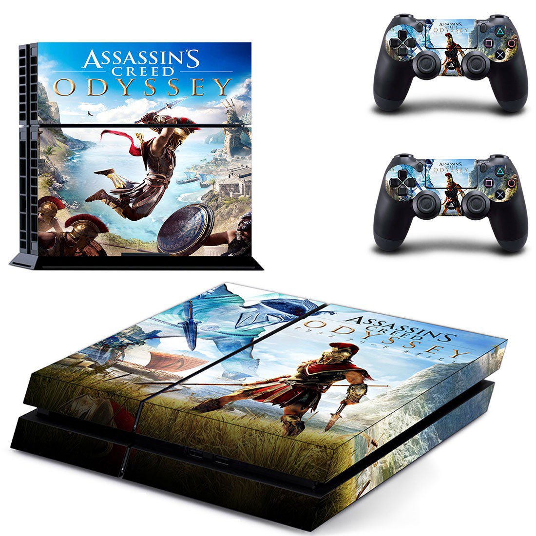 Assassin's Creed Odyssey decal skin sticker for PS4 console and controllers