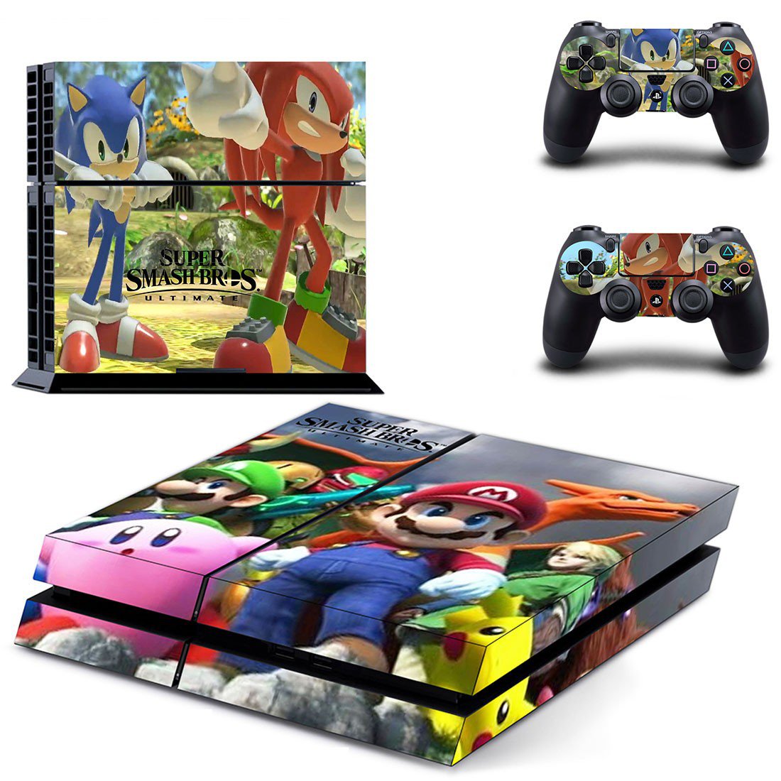 Super Smash Bros Ultimate decal skin sticker for PS4 console and ...