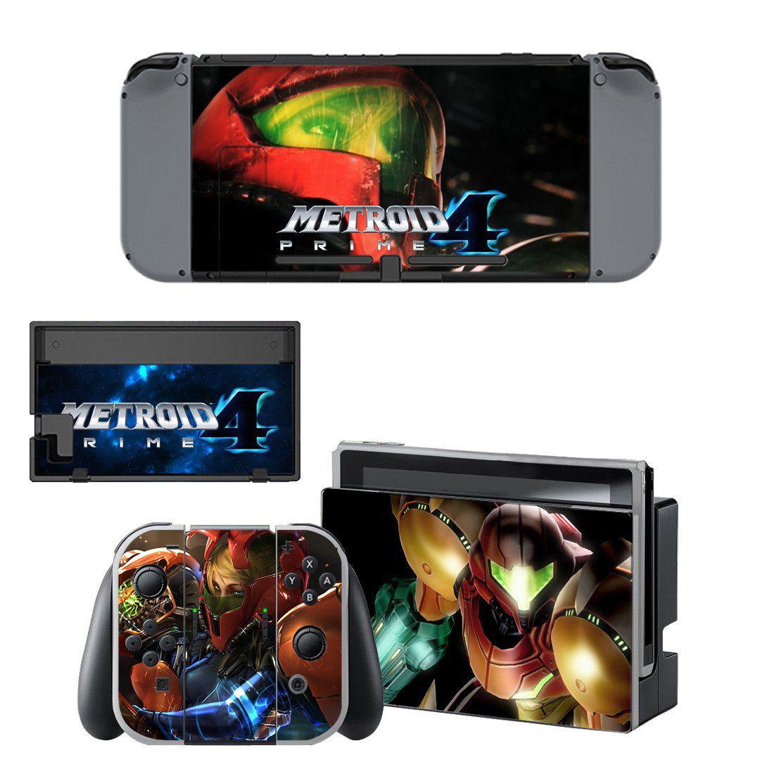 Metroid Prime decal skin sticker for Nintendo Switch console and ...