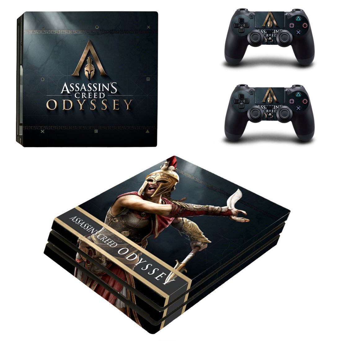 Assassin's Creed Odyssey decal skin sticker for PS4 Pro console and ...