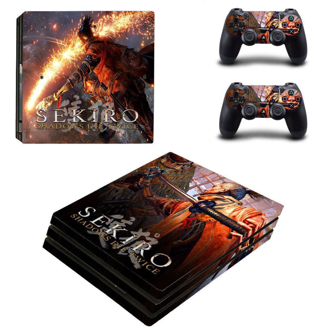 Sekiro Shadows Die Twice decal skin sticker for PS4 Pro console and ...