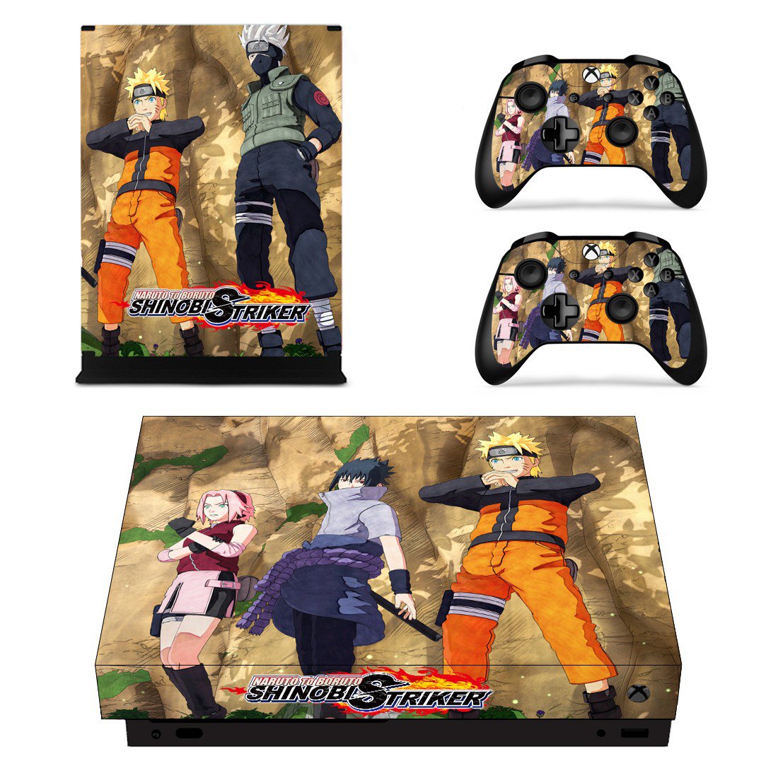 Naruto to Boruto decal skin sticker for Xbox One X console and controllers