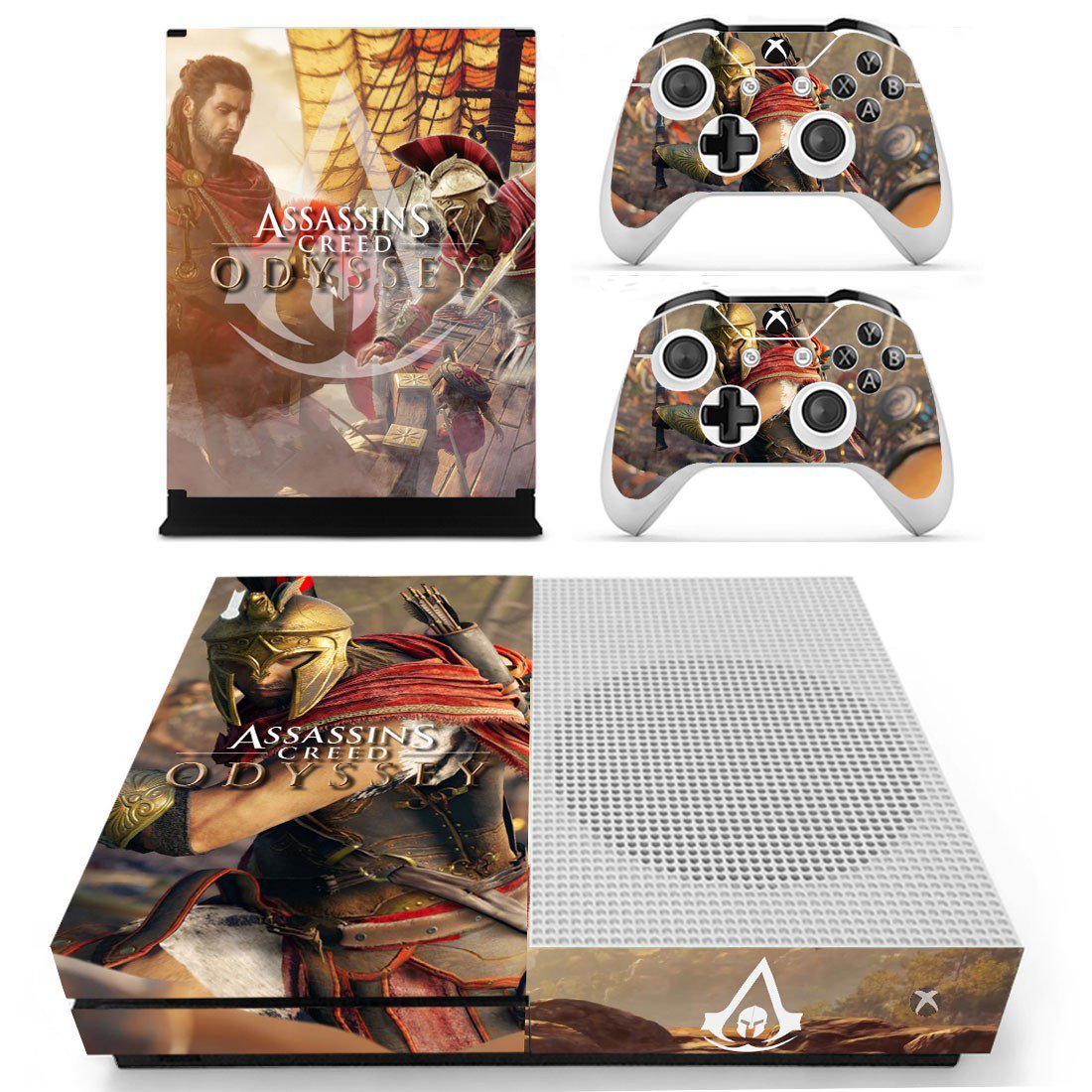 Assassin's Creed Odyssey decal skin sticker for Xbox One S console and ...