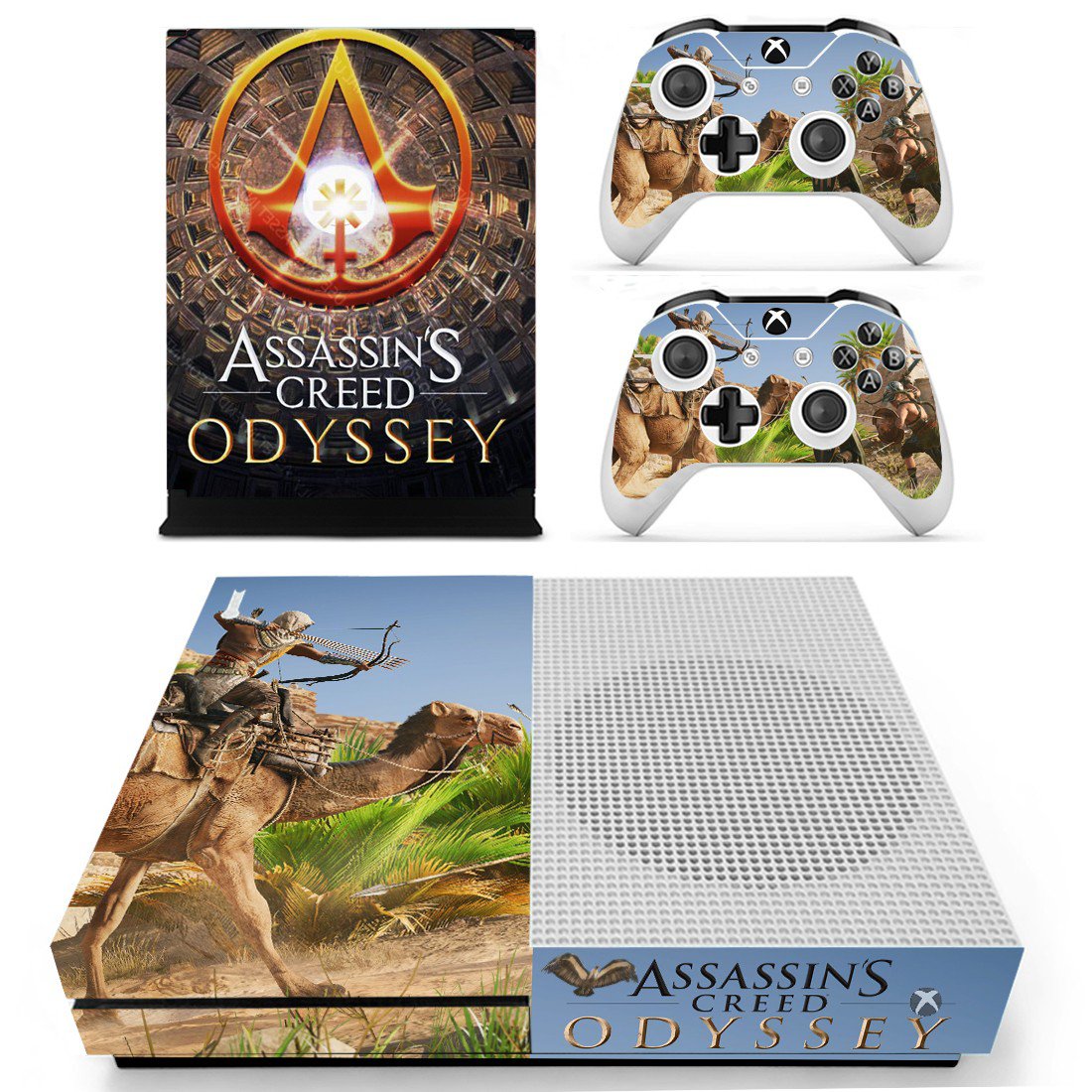 Assassin's Creed Odyssey decal skin sticker for Xbox One S console and ...