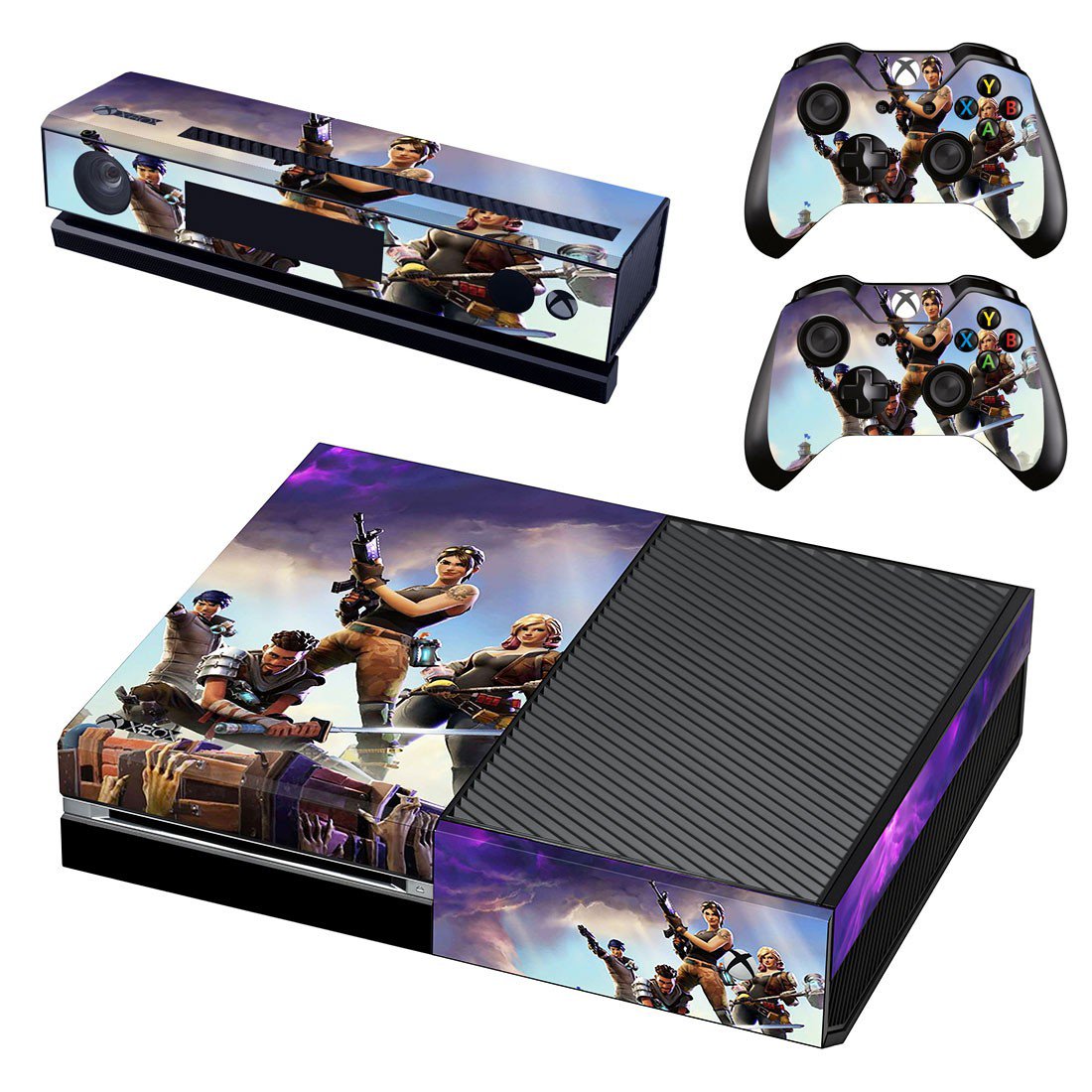 Fortnite decal skin sticker for Xbox One console and controllers
