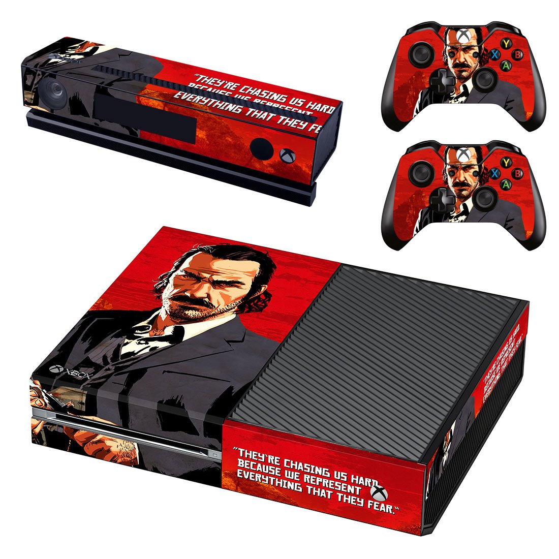 Red Dead Redemption 2 decal skin sticker for Xbox One console and ...