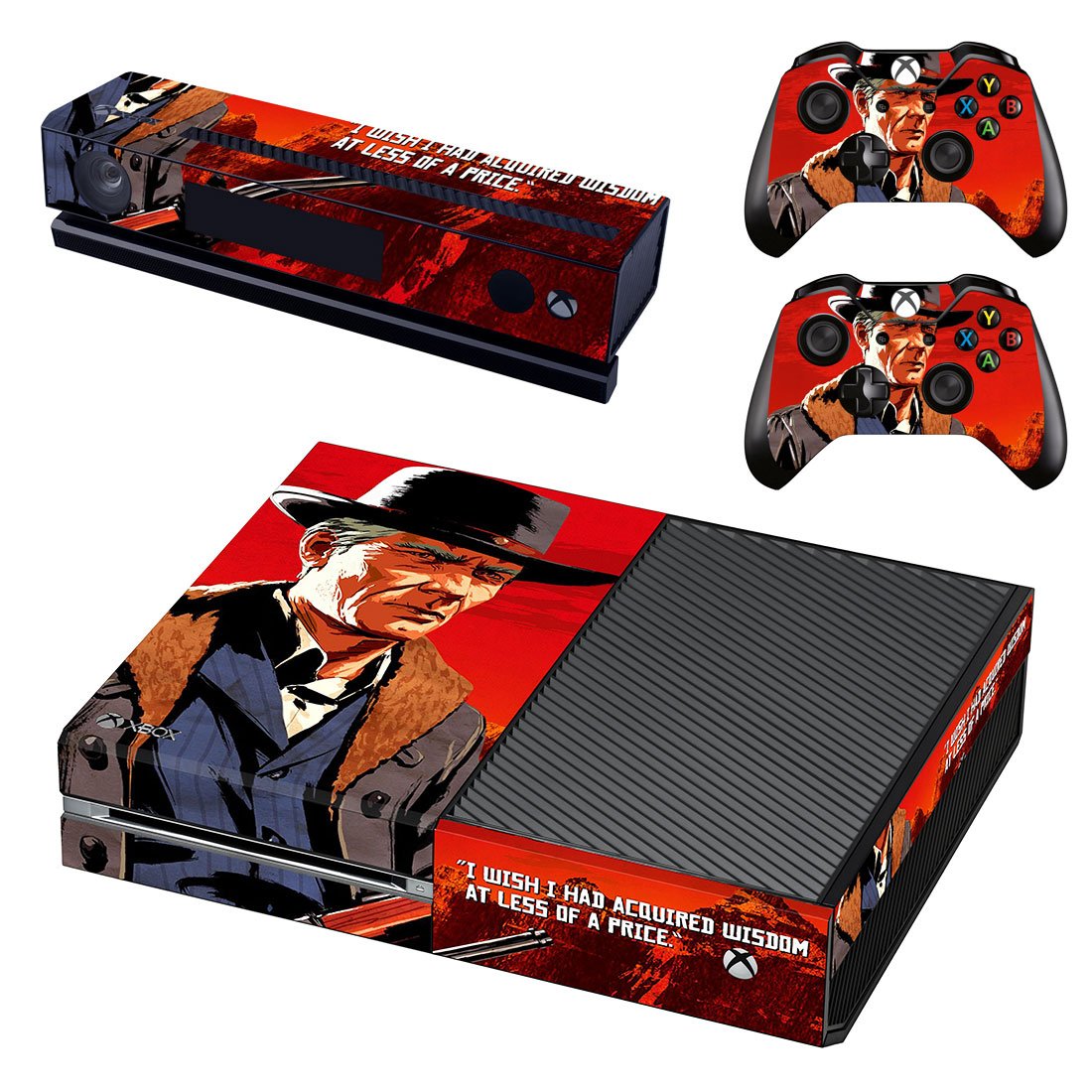Red Dead Redemption 2 decal skin sticker for Xbox One console and ...