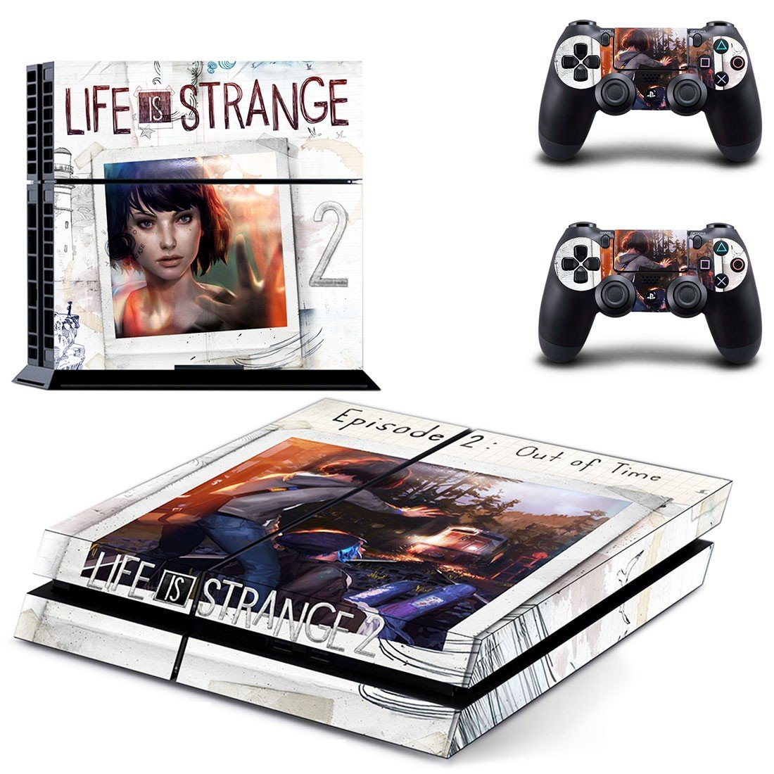Life is Strange 2 decal skin sticker for PS4 console and controllers