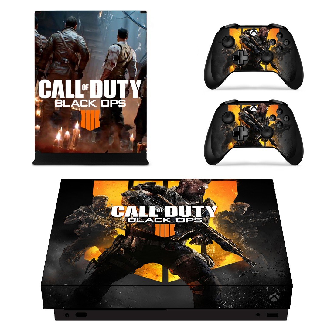 Call of Duty black ops 4 decal skin sticker for Xbox One X console and ...