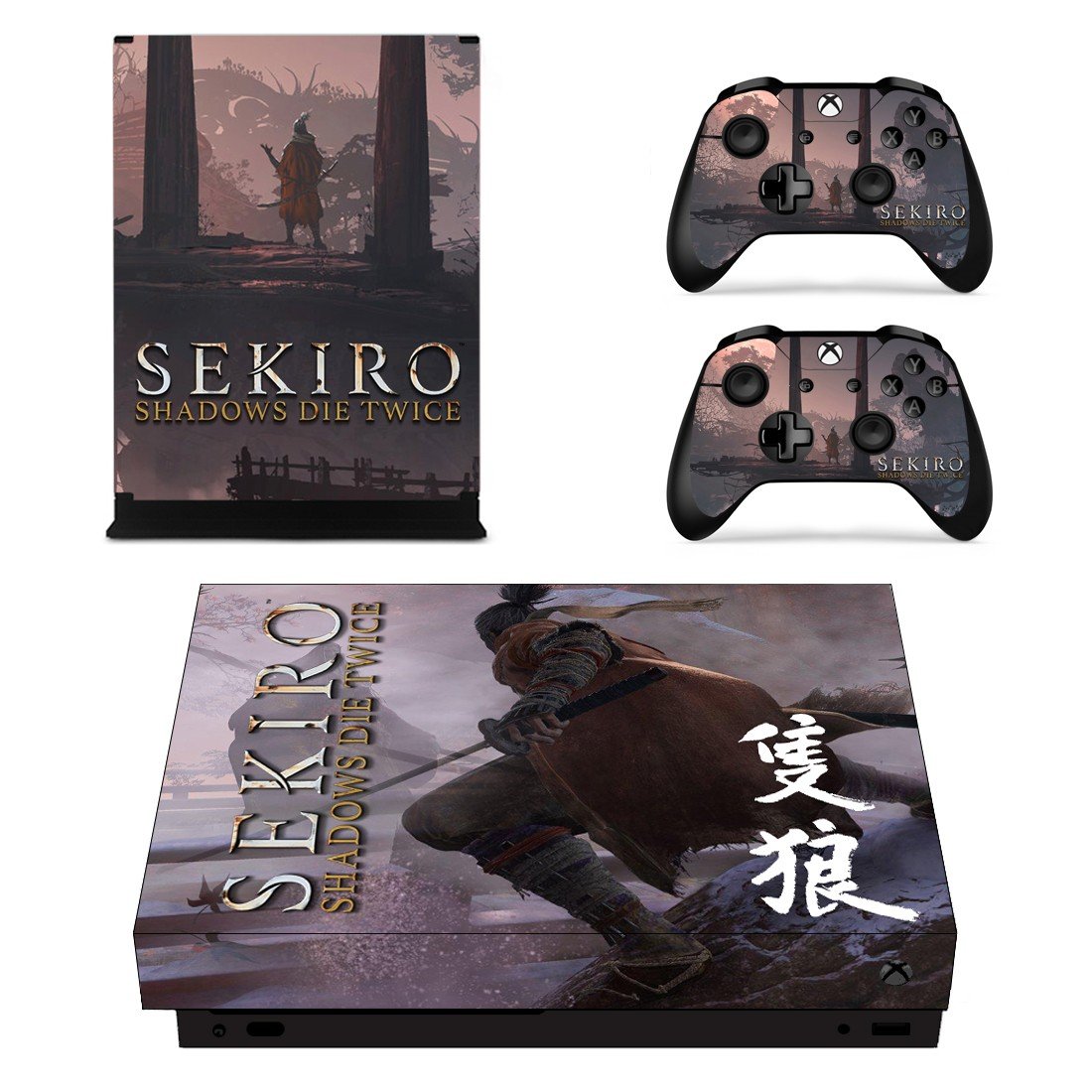 Sekiro decal skin sticker for Xbox One X console and controllers