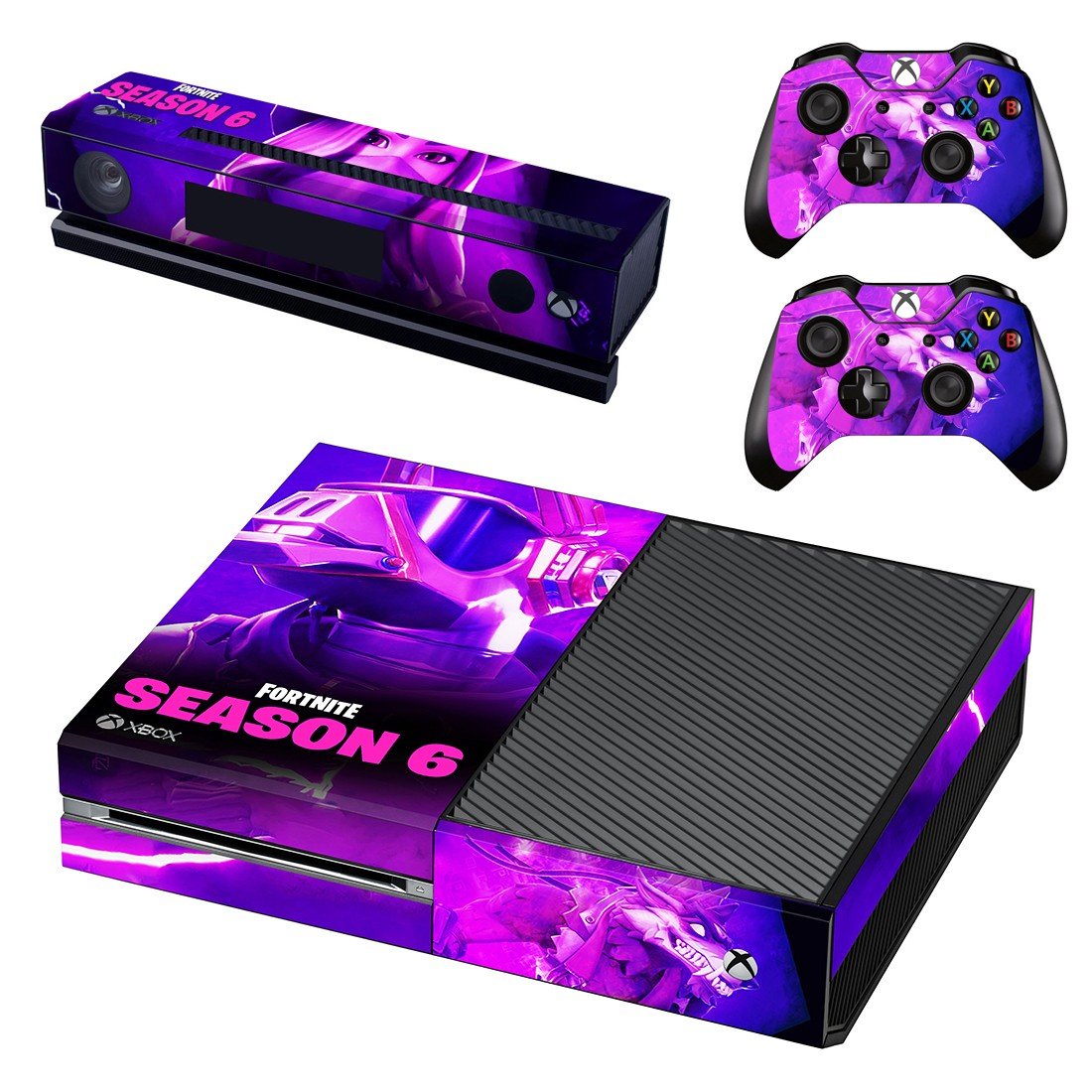 Fortnite decal skin sticker for Xbox One console and controllers