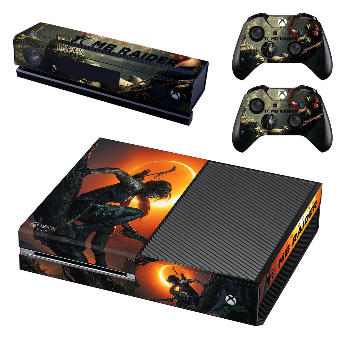 Shadow of the tomb raider decal skin sticker for Xbox One console and ...